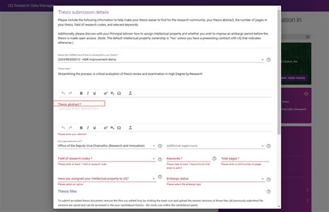 Thesis Uq Research Data Manager Library Guides At University Of