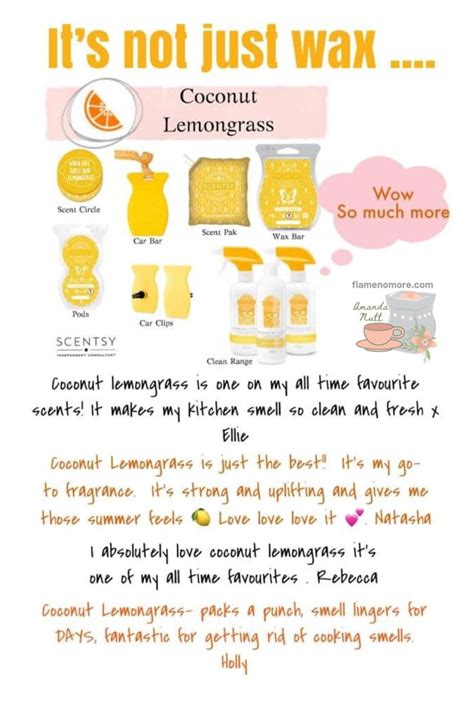 Coconut Lemongrass Coconut Lemongrass Scentsy Body Care