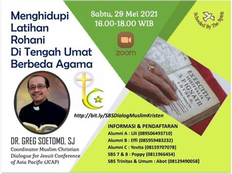 Menghidupi Latihan Rohani Di Tengah Komunitas Beda Agama SESAWI NET