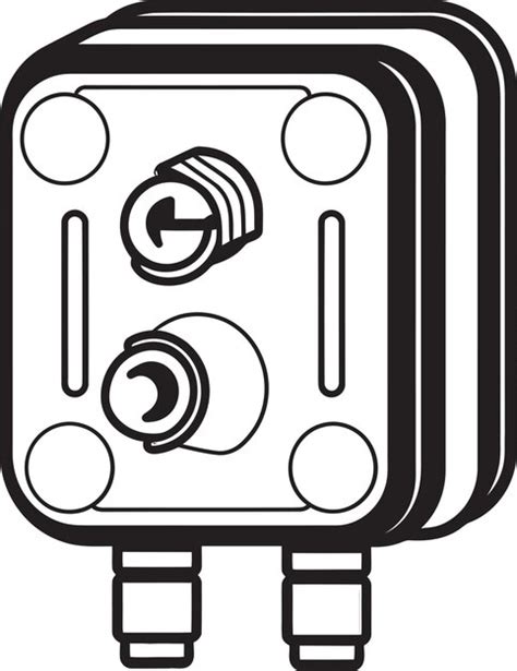 Professional Vector Drawing Of A Residential Electric Meter With
