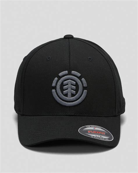 shop element tree flexfit cap in flint black charcoal fast shipping