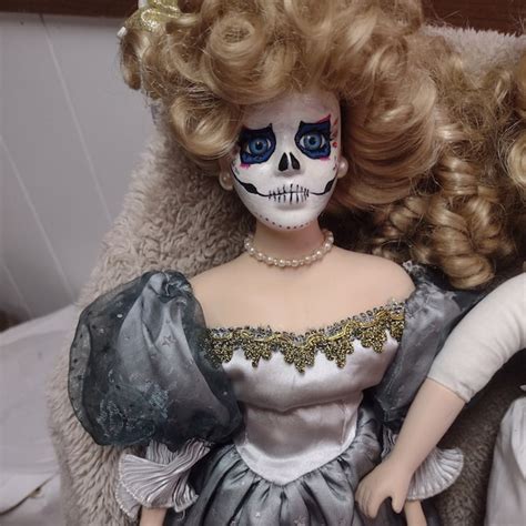 Sugar Skull Doll Etsy