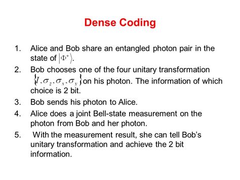 Quantum Dense Coding And Quantum Teleportation Ppt Video Online Download