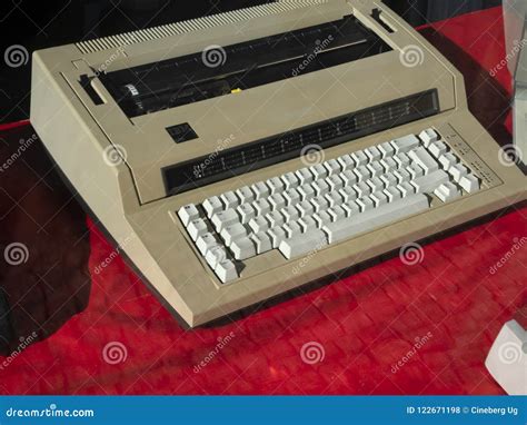 IBM Electronic Typewriter Machine Editorial Stock Photo Image Of Modern Office 122671198