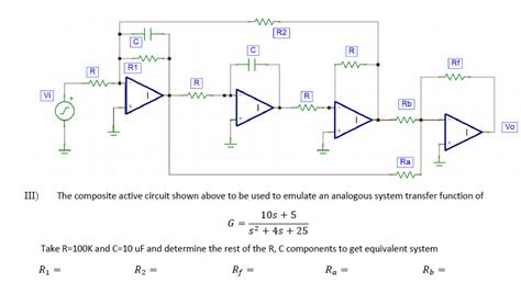 Solved Find The Ramp Response Of The System In Iii A