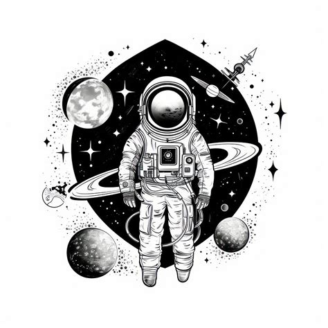 Space Themed Astronomy Drawing Sketch Free Photo Illustration Rawpixel