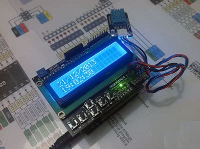 Datalogger Arduino Lcd Dht Mauro Alfieri Elettronica Domotica