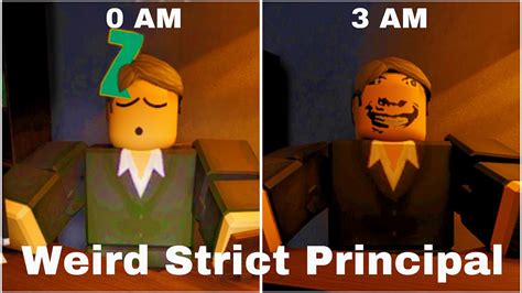 Weird Strict Principal Full Walkthrough Roblox Youtube