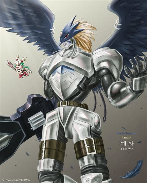Beelzemon C Digimon Fanart Drawing By Yehua014 On Deviantart
