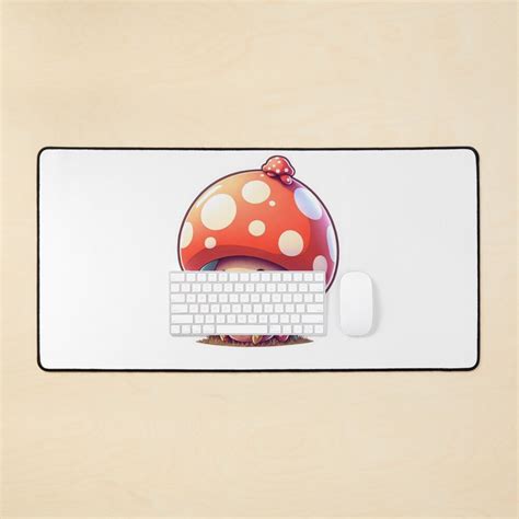 Cute Chibi Mushroom Toadstool Poster By Marcgugdesigns Redbubble