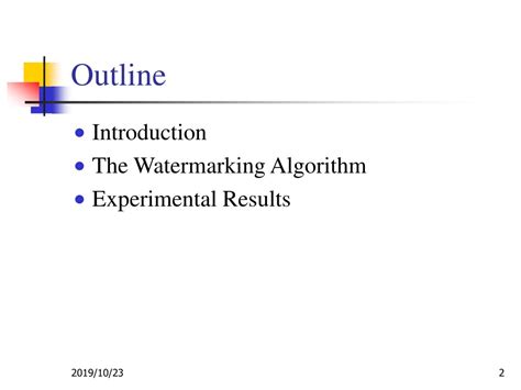 Ppt A Digital Image Watermarking Method Based On Labeled Bisecting Clustering Algorithm