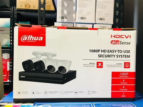 Dahua Wiz Sense Channel Camera Kit X AI XVR X MP Bullet X MP Turret Plug And Play