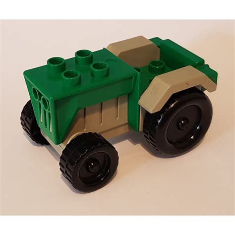 Duplo Green Tractor With Gray Mudguards 73572 Brick Owl Lego Marketplace