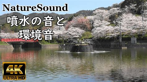 【自然音asmr】噴水の音と環境音 Nature Sounds｜勉強・作業用bgm・睡眠用bgm｜快眠・リラックス 1fゆらぎで自律神経も