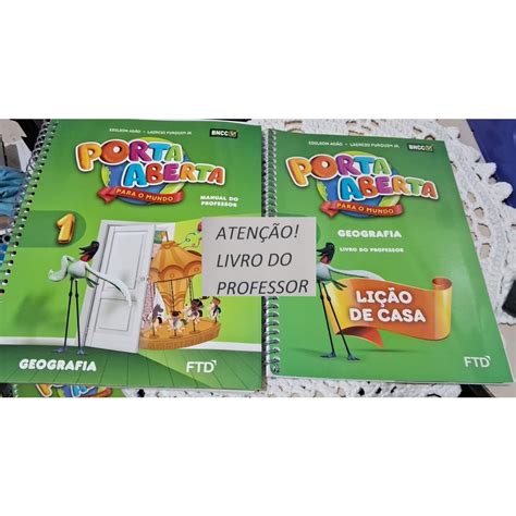 Porta Aberta Para O Mundo Geografia 1 Lição de Casa Bncc Livros