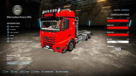 Mod Network Mercedes Benz Arocs HKL V1 0 0 0 FS22 Mods