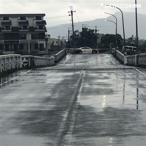 南投暴雨溪水不斷沖刷 守城橋地基淘空成「波浪狀」全面封鎖中
