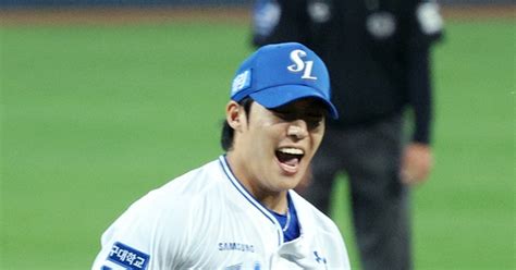 황태자 원태인이 일냈다 생애 첫 Ps승포효90도 인사까지 Kbo 다승왕 클래스를 증명하다 Po2 현장