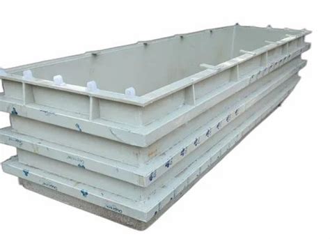 White Rectangular Polypropylene Plating Tank For Chemicals Storage