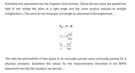 Magnetism Formula Physics Electricity And Magnetism Equations