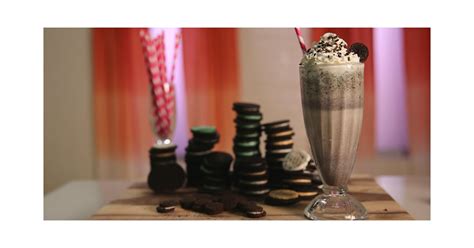 Oreo Milkshake Recipe Video Popsugar Food