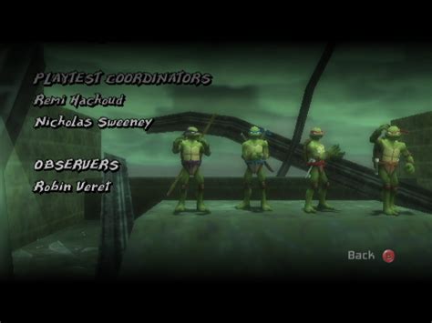 Ending For Tmnt Nintendo Gamecube