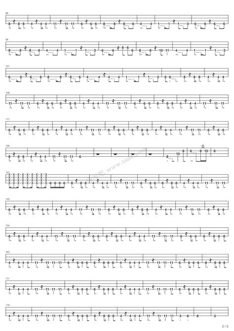 《镜子中》扭曲的机器（六线谱 调六线吉他谱 虫虫吉他谱免费下载