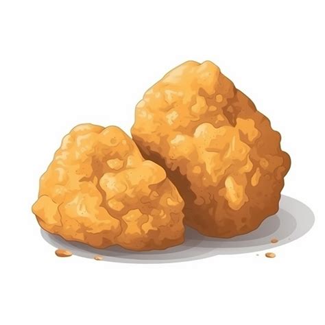 Premium Vector Vector Nugget Illustration Isolated Chicken Food Snack