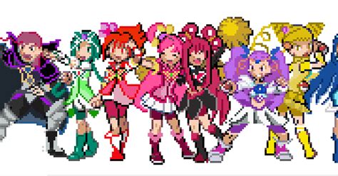 ドット絵 ポケモン風プリキュア5 Magnetのイラスト Pixiv