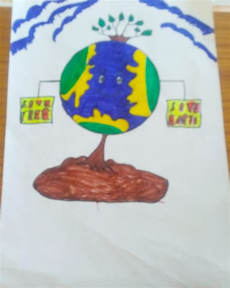 Library Kendriya Vidyalaya Subathu World Environment Day Poster