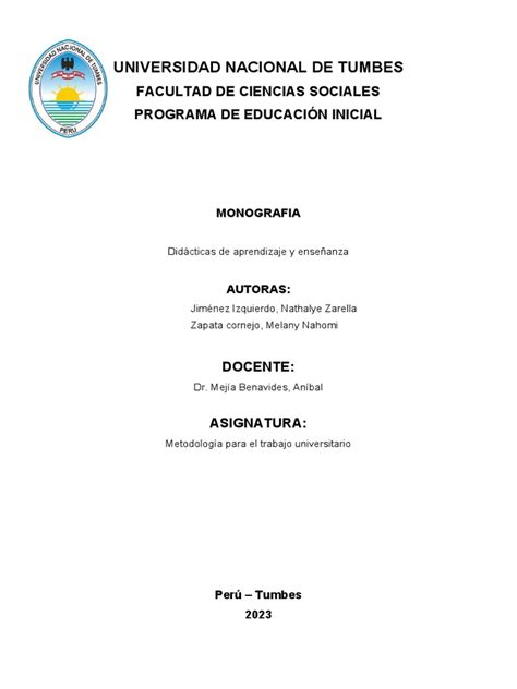 Didácticas De Aprendizaje Y Enseñanz Pdf