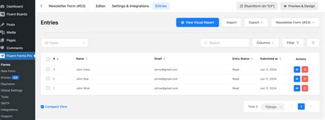 How To Export Forms And Import Entries Using Wordpress Form Plugin