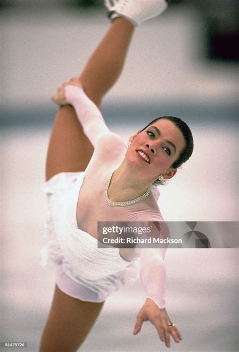 Winter Olympics Usa Nancy Kerrigan In Action During Free Program