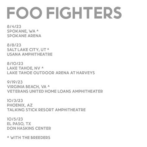 Foo Fighters Confirm Six More Headline Shows Nextmosh