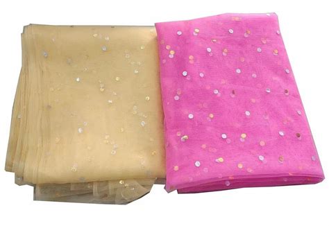 Dotted Mesh Decoration Net Fabric At Rs 25meter In Noida Id