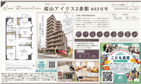 販売終了しました。名古屋市昭和区藤成通 桜山アイリス フルリフォーム済み中古マンション 仲介手数料は定額です
