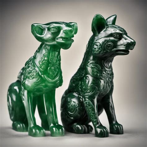 Jade Animal Figurines - AI Generated Artwork - NightCafe Creator