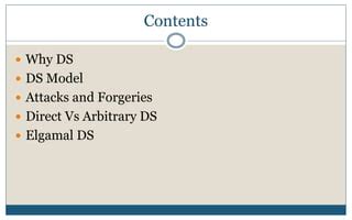 Elgamal Digital Signature Ppt