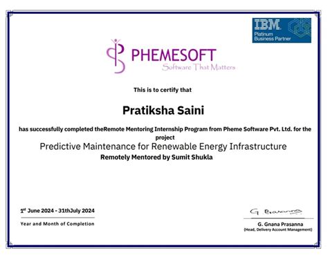Pratiksha Saini On Linkedin Linkedinpost Certificate Ibm Summerinternship Upes
