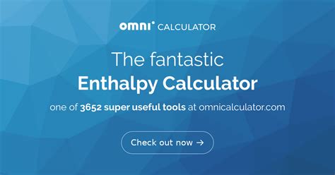 Enthalpy Calculator