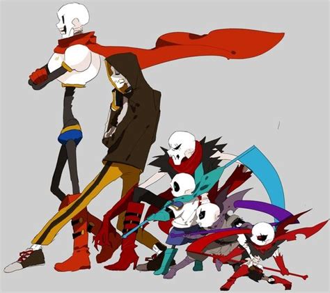 Undertale Underfell Underswap Fellswap Gold Fellswap Red Swapfell