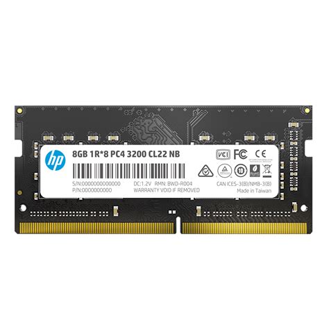 HP S DDR SODIMM MHz
