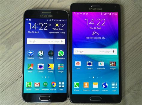 Samsung Galaxy S6 Vs Galaxy Note 4 Review: First Impressions Raise Big ...