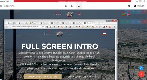 Centering The Navbar Content With Two Flags Mobirise Forums