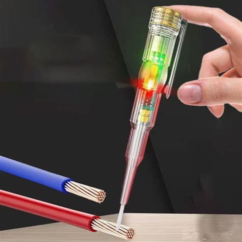 Probador De Voltaje De Prueba De Voltaje Eléctrico Led De Manosonda