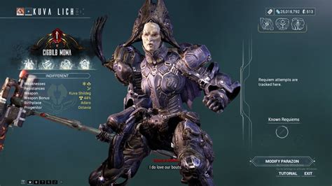 I Hear Warframe Likes Funny Lich Names I Got A Moma R Warframe