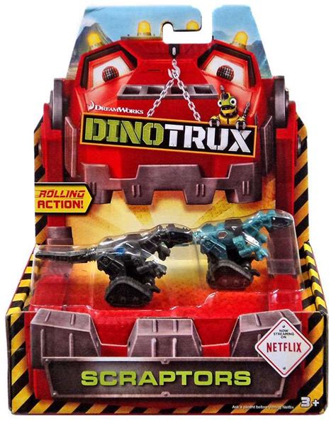 Dinotrux Scraptors Diecast Figure 2 Pack Mattel Toys Toywiz