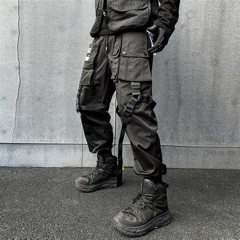 Black Tactical Cargo Pants