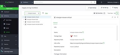 jfrog artifactory tutorial introduction and maven package type