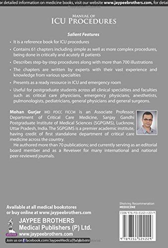 Manual Of Icu Procedures